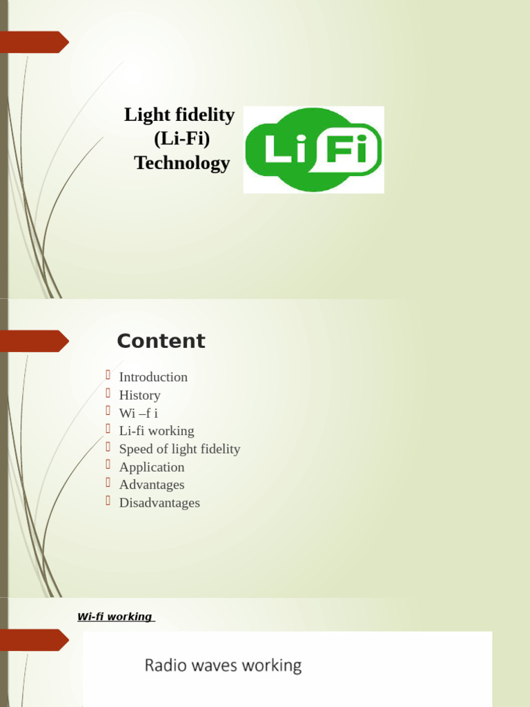 Lifi Technology | PDF