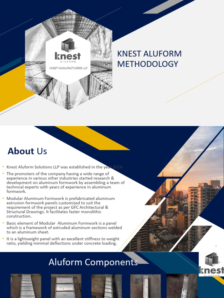 Knest Aluform Methodology | PDF | Concrete | Drilling