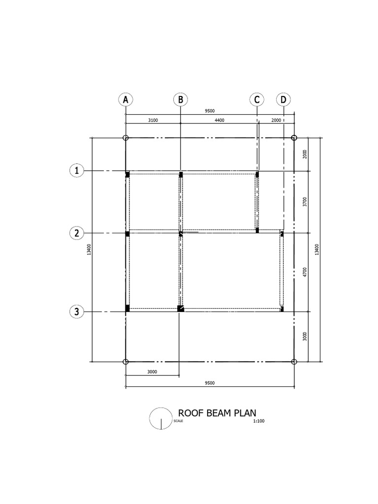 Roof Beam Plan: RB-1 RB-1 | PDF