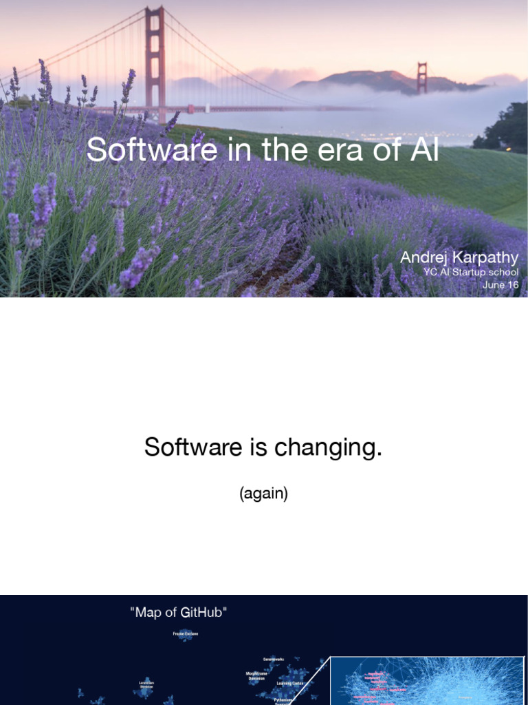 Andrej Karpathy - YC AI Startup School June 16, 2025 | PDF | Software | Computer Science
