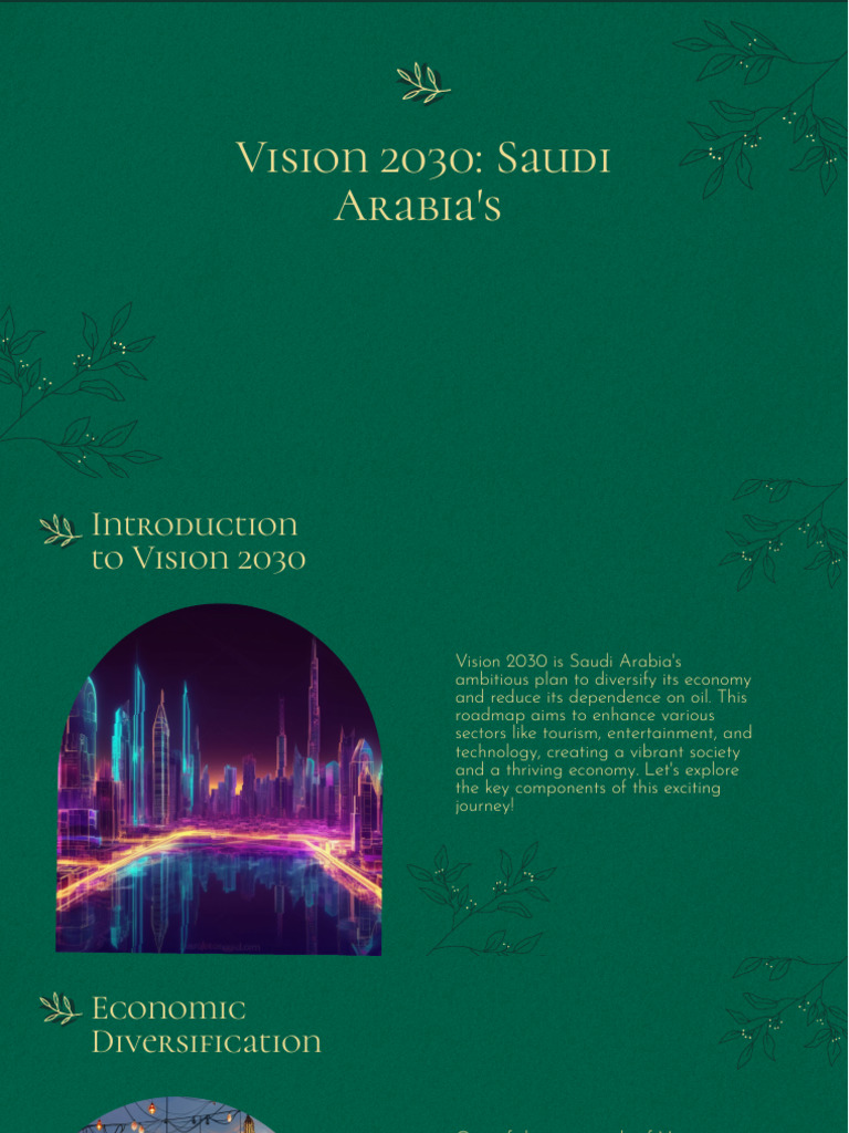 Slidesgo Vision 2030 Saudi Arabias Roadmap To The Future ...