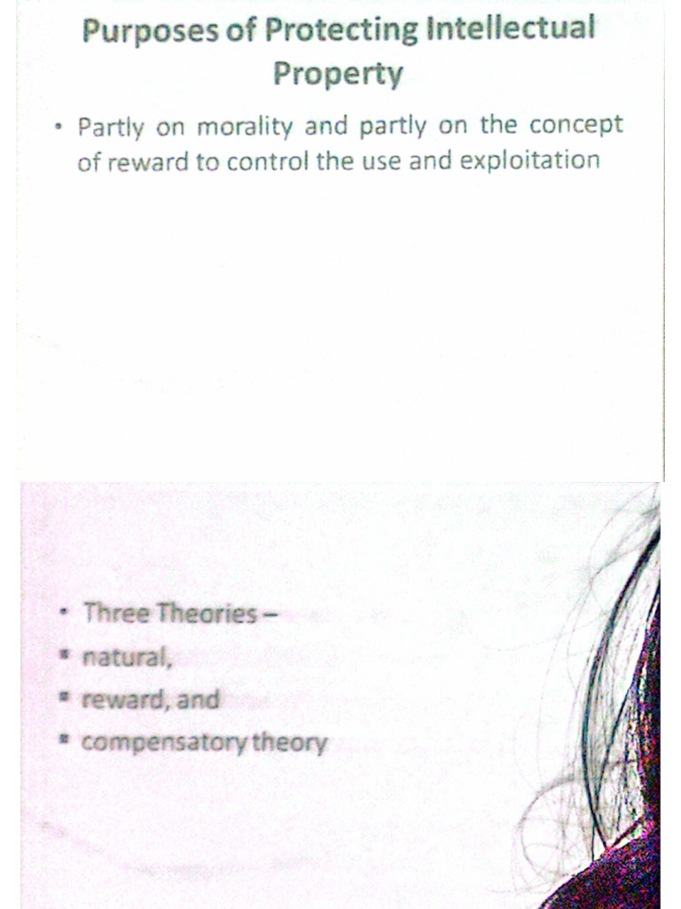 Purpose of Intellectual Property | PDF