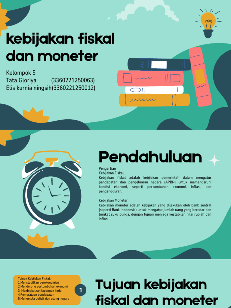 Kebijakan Fiskal Dan Kebijakan Moneter PDF | PDF