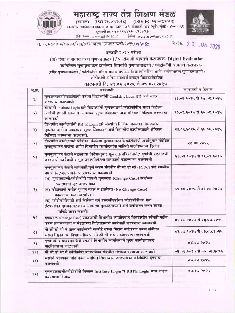Photocopy and Revaluation | PDF