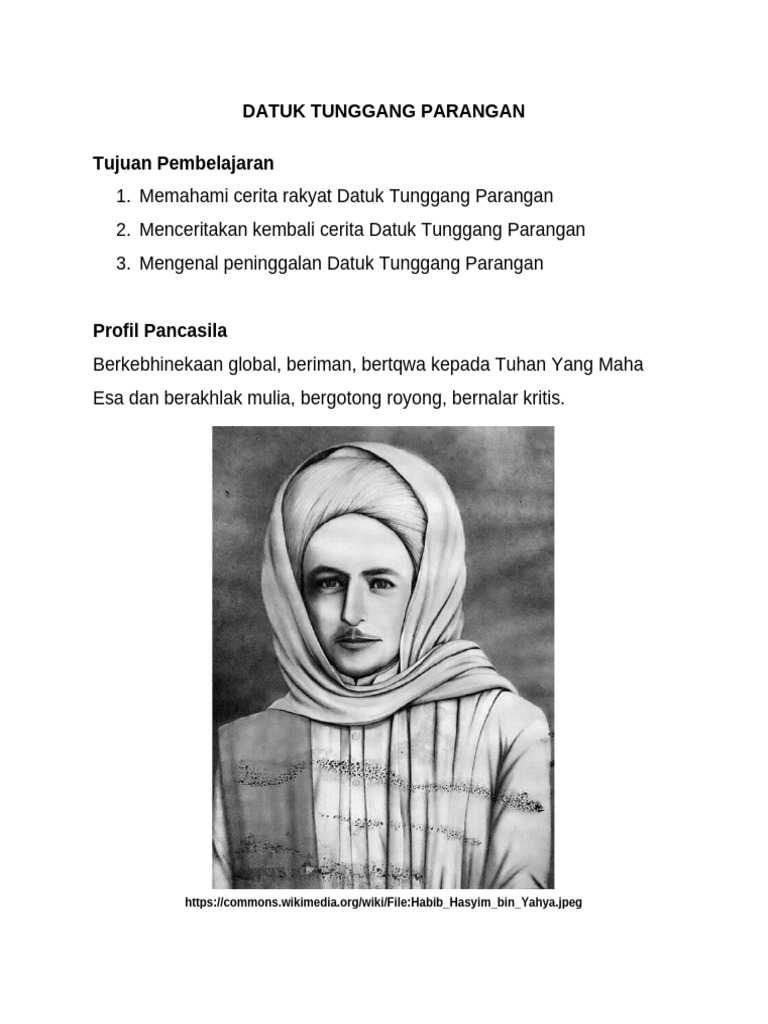 Biografi Datuk Tunggang Parangan | PDF