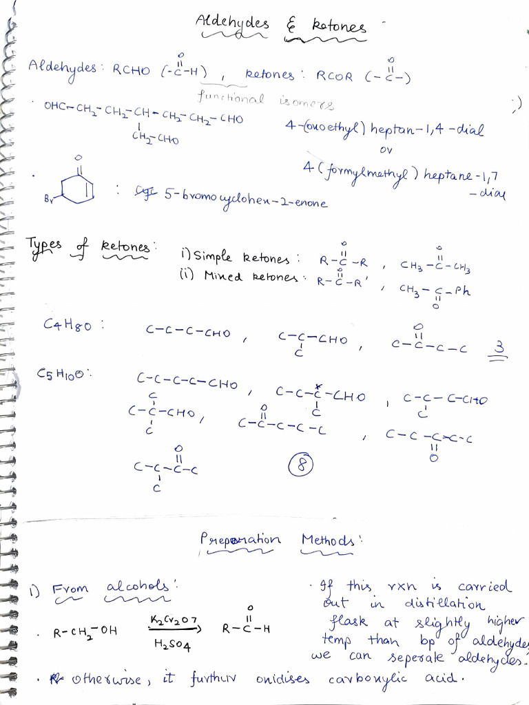 Aldehydes and Ketones Complete | PDF