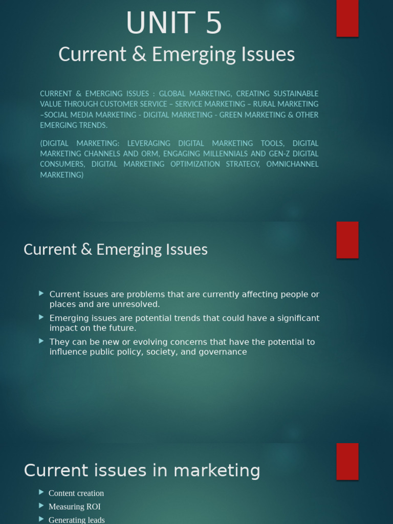 Current Trends in Digital Marketing Issues | PDF | Digital Marketing ...