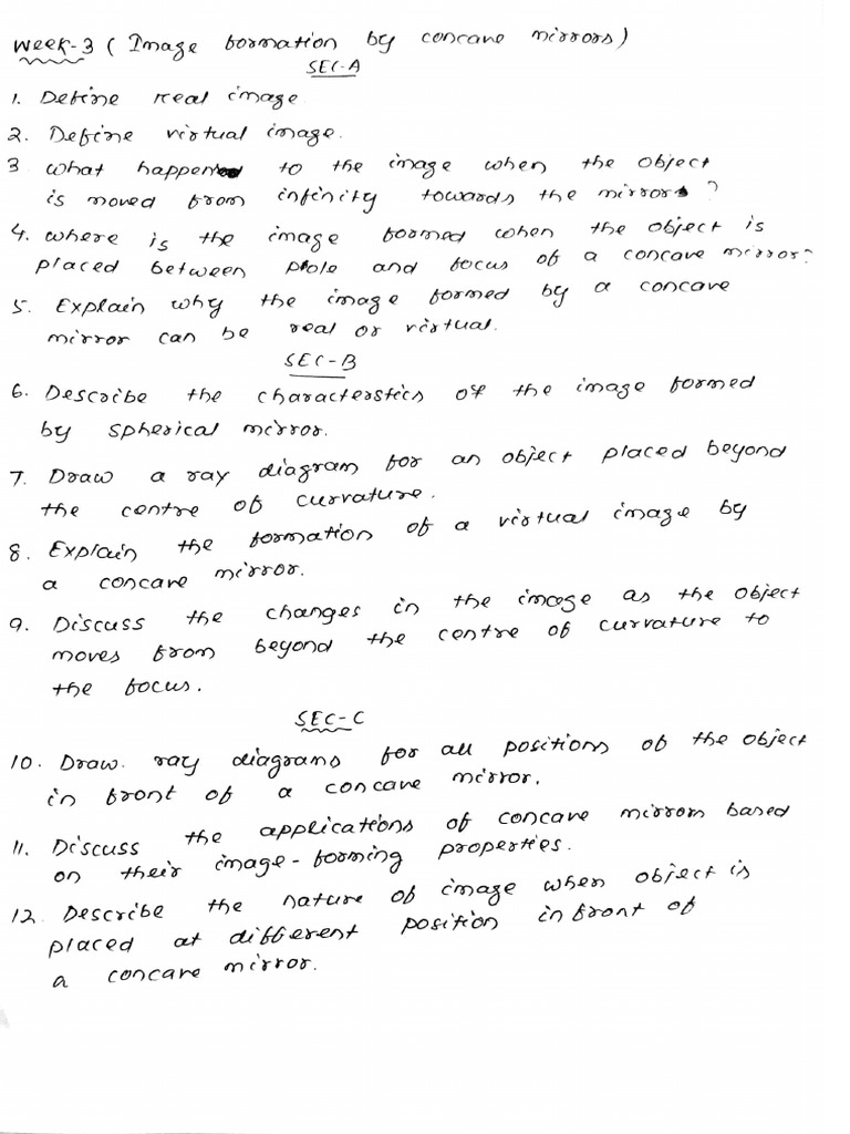 10th Phy Week 3 | PDF