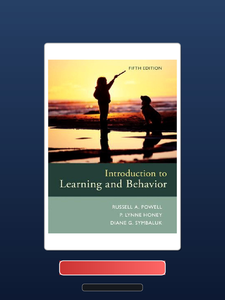 Get Test Bank For Introduction To Learning and Behavior 5th Edition ...