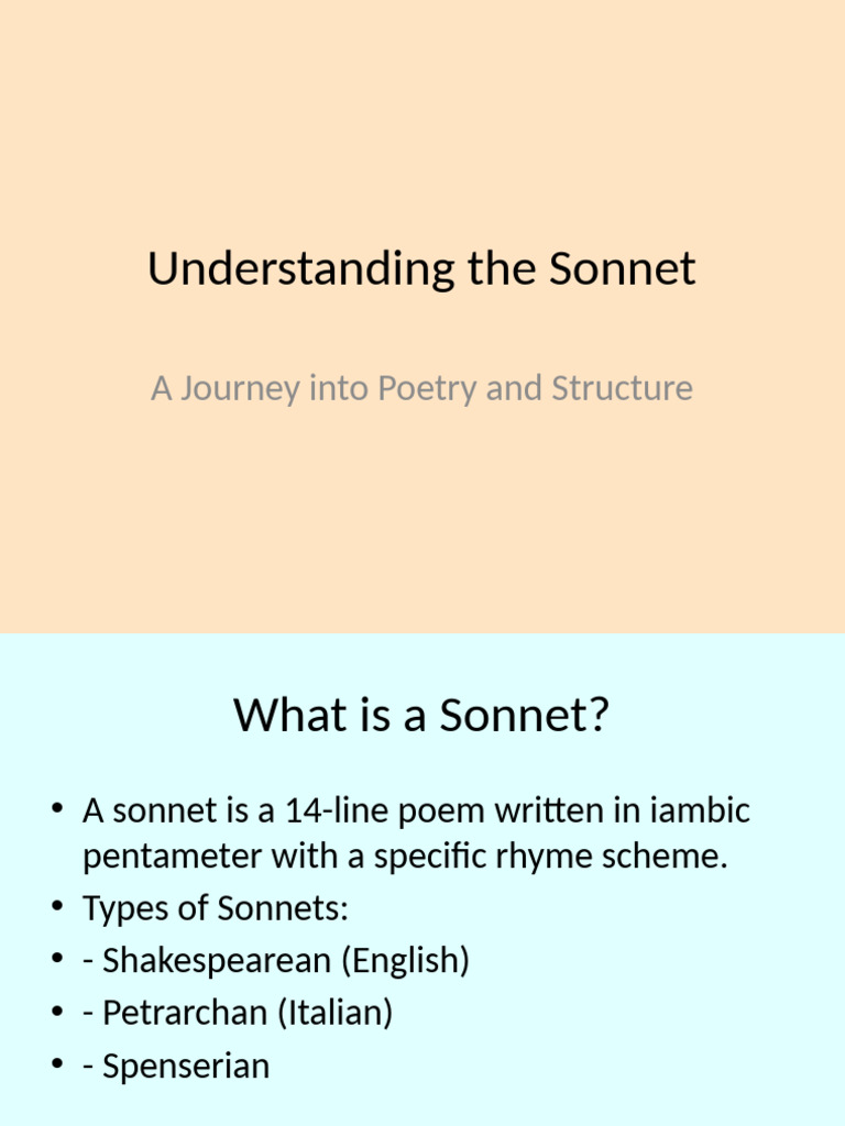 Sonnet_Presentation | PDF