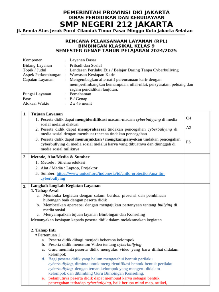 RPL BK Berdiferensiasi | PDF