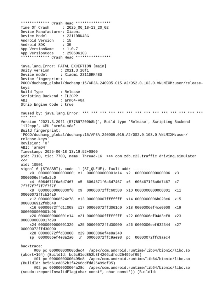 Mod Menu Crash 2025 06 18-13 20 02 | PDF | Computer Engineering ...