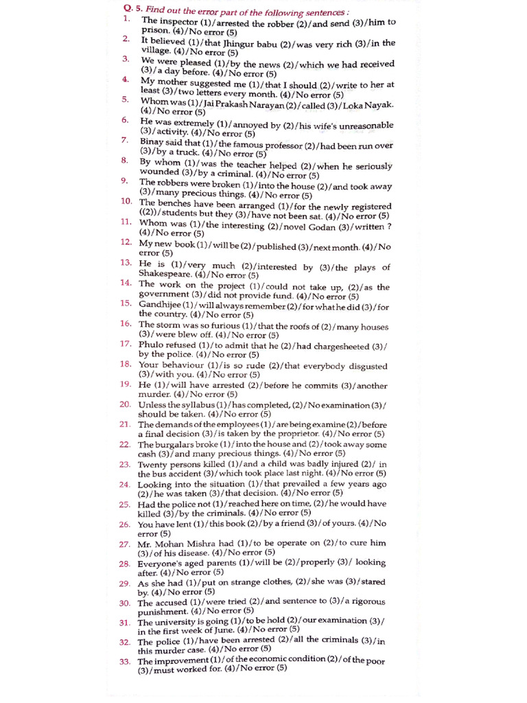 Tenses Practice Set | PDF