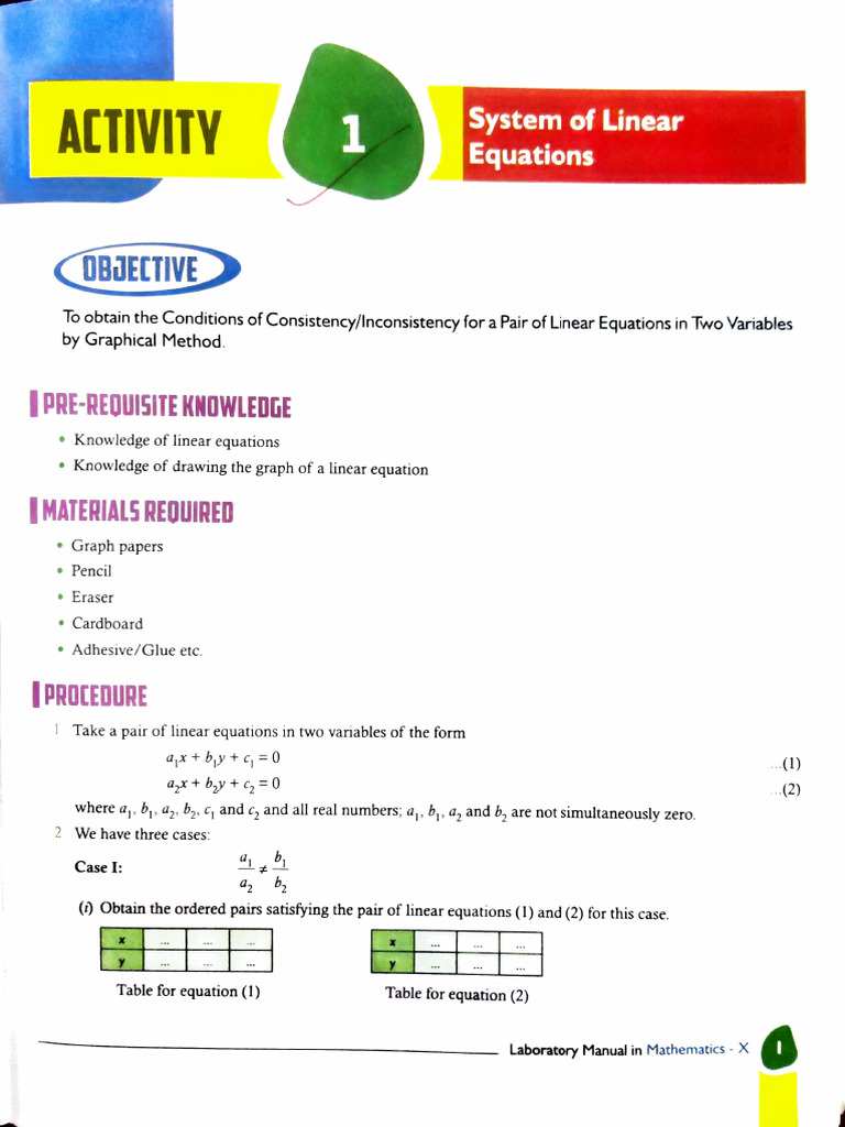 10th Practicals of Maths | PDF