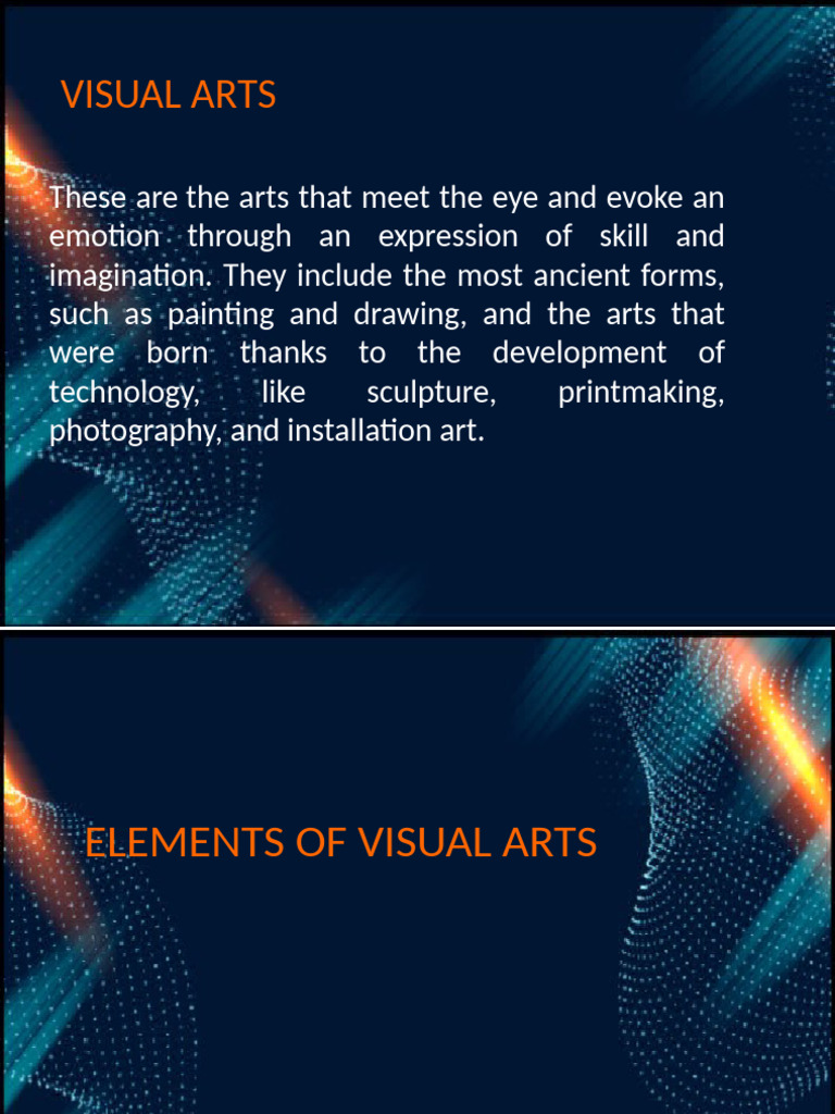 Lesson 2 Elements of Visual Arts | PDF | Color | Hue
