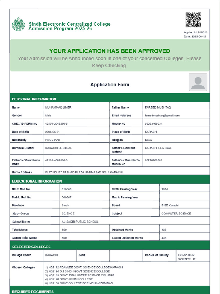 Seccapletter-MUHAMMAD UMER | PDF