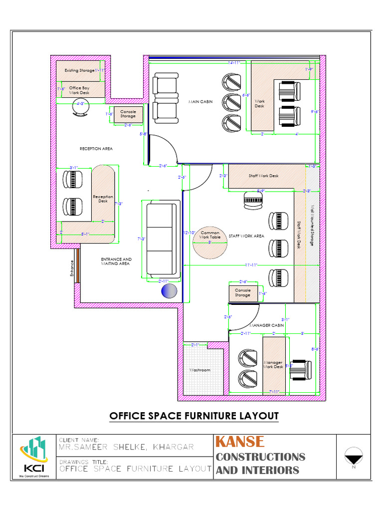 Furniture Layout Shelke | PDF | Desk | Furniture