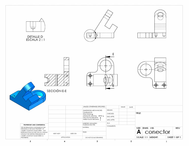 Connector Drawing Details | PDF | Technology & Engineering