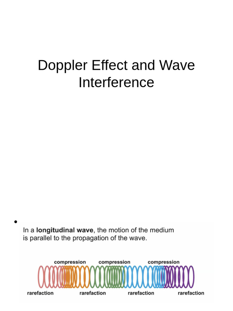 Doppler Effect and Interference | PDF | Waves | Oscillation