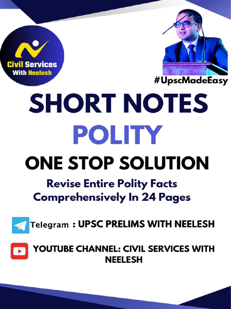 Polity Short Notes | PDF
