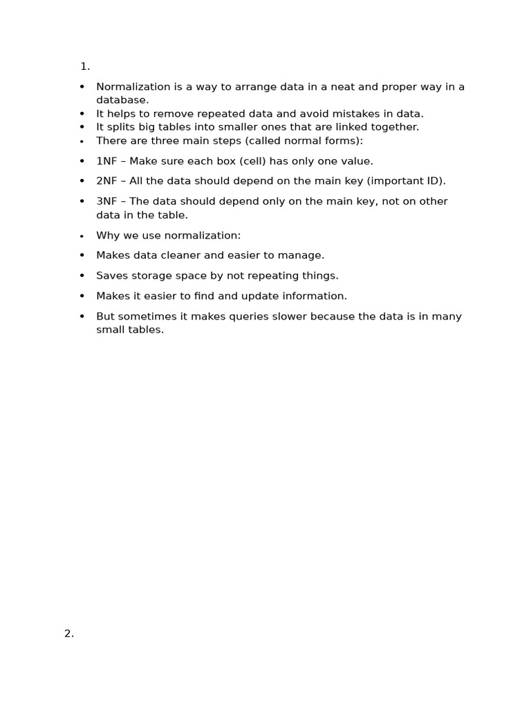 Understanding Database Normalization Steps | PDF