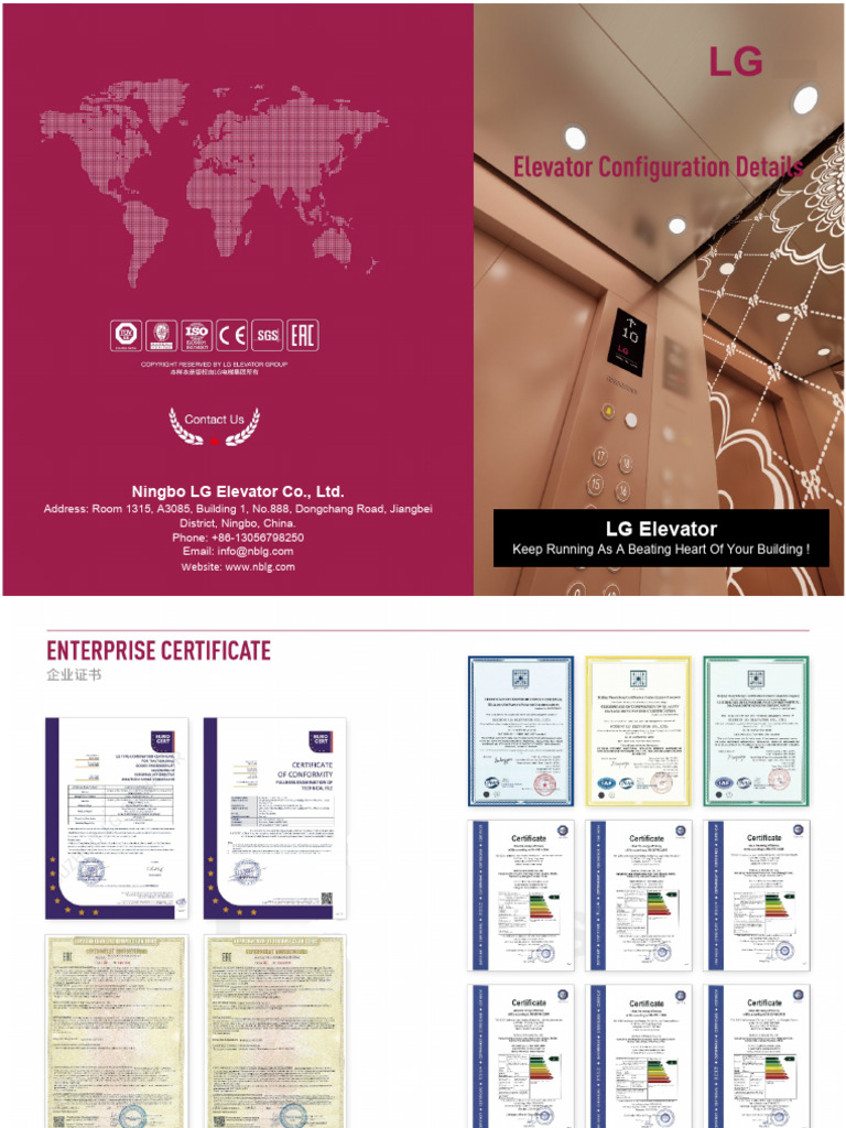 LG Lift Catalogue | PDF