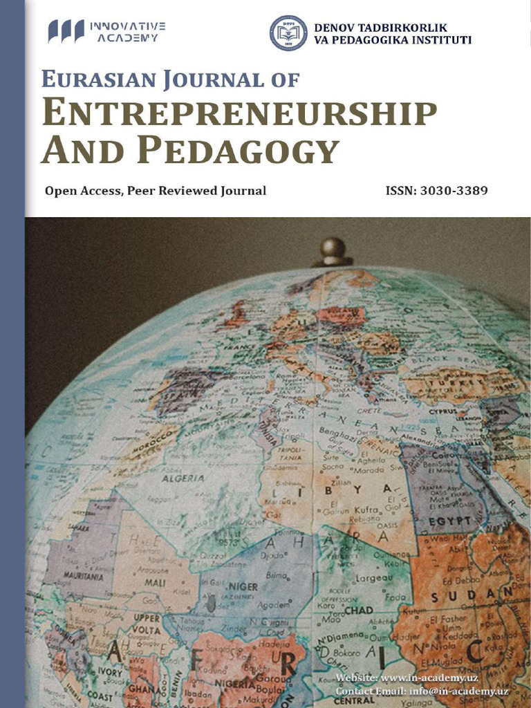 EJEP 1-Son To'plam 2025 | PDF | Semantics | Entrepreneurship