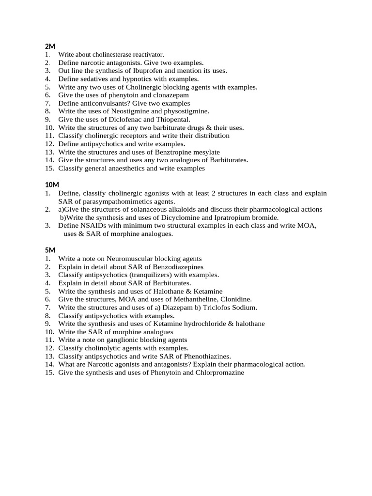 Mc-1 Imp Questions | PDF