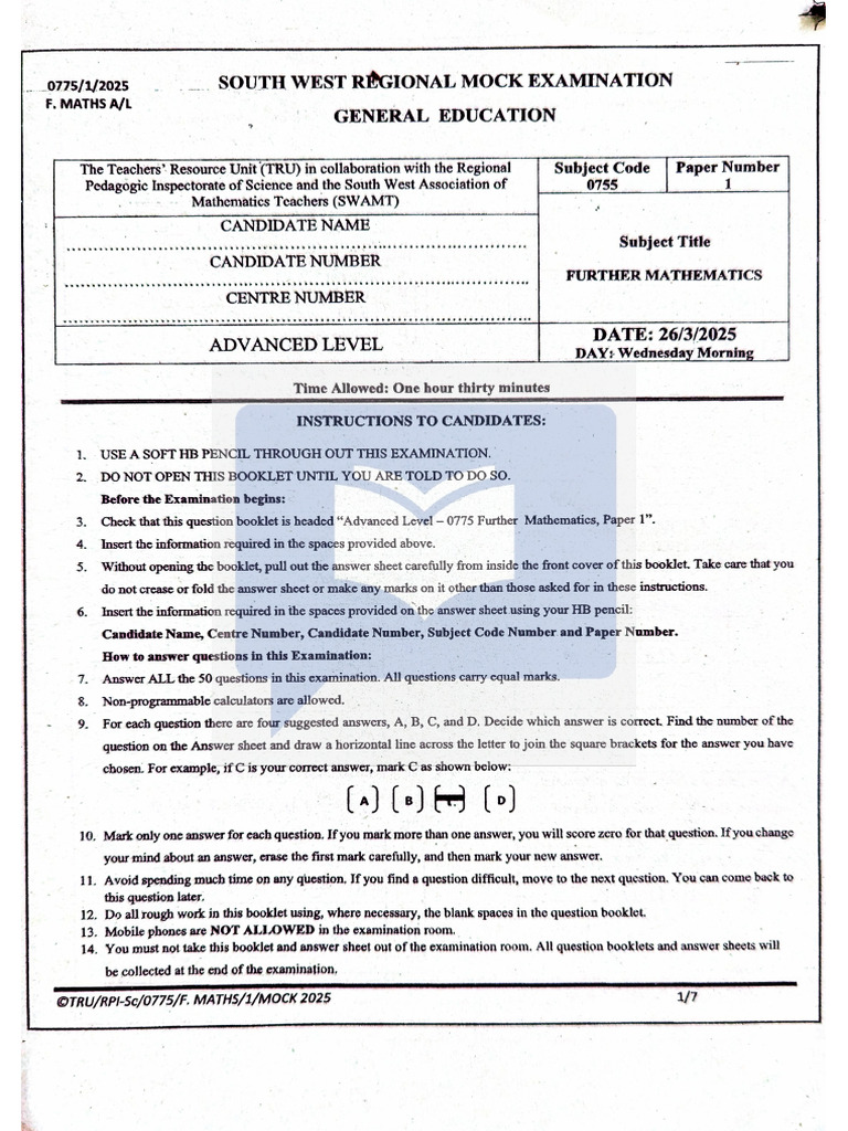 A Level SWRM Maths Mech 1 | PDF | Mathematics | Mathematical Objects