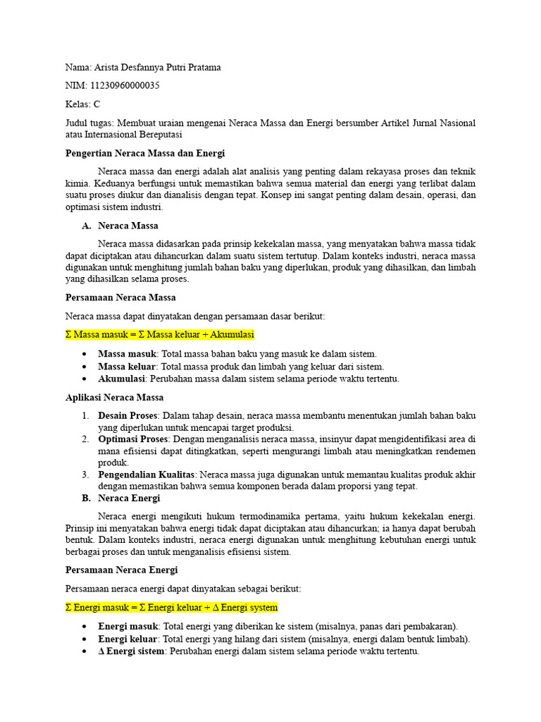Arista Desfannya Putri Pratama - URAIAN DAN SOAL | PDF