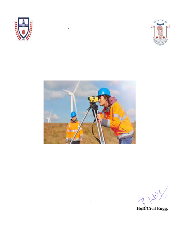 Surveying Practical II Lab Manual | PDF | Surveying | Geometric Measurement