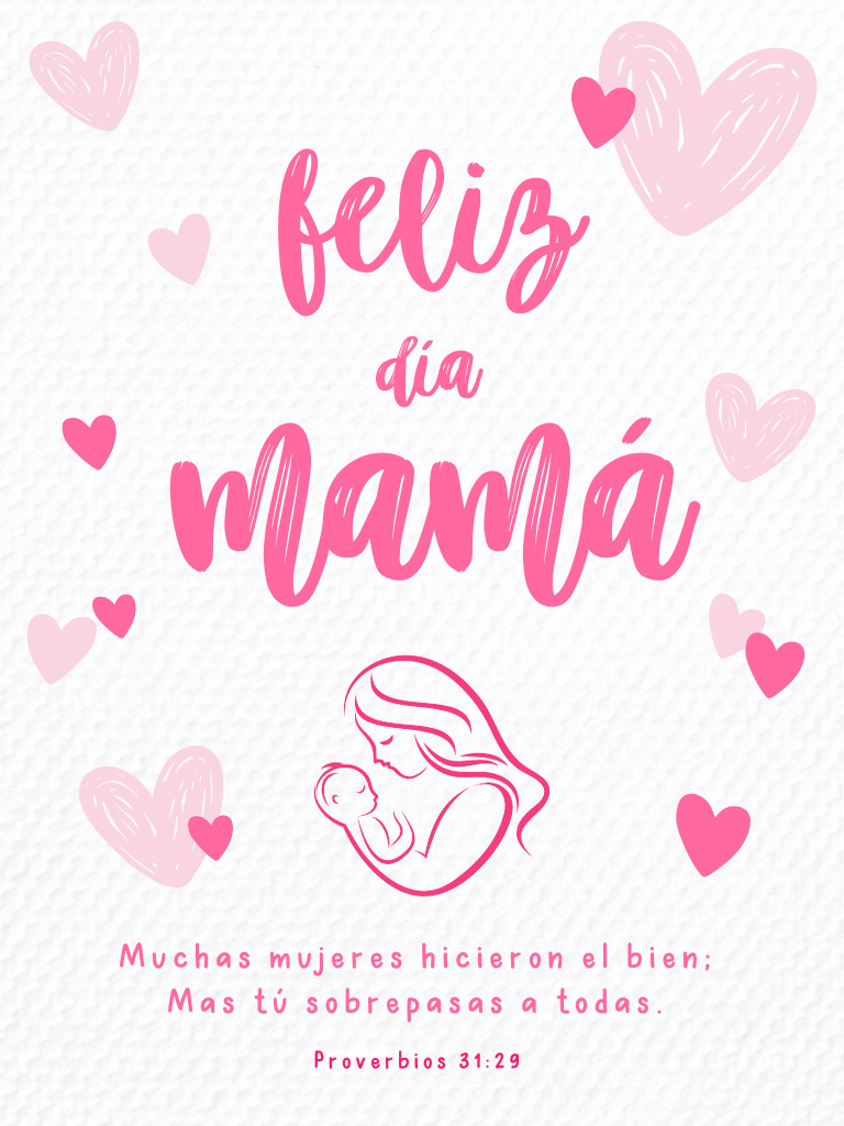 Tarjeta Feliz Día Mamá | PDF