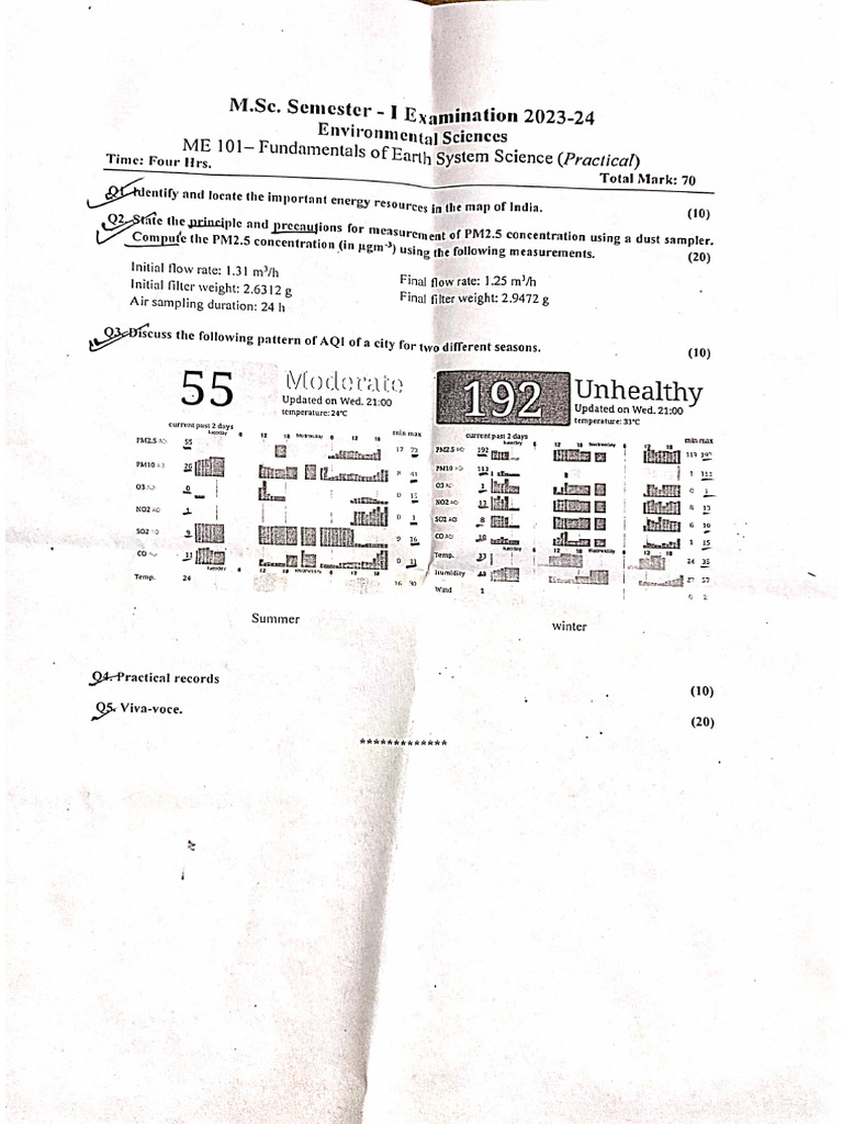 IESD Sem 1 Question Papers | PDF