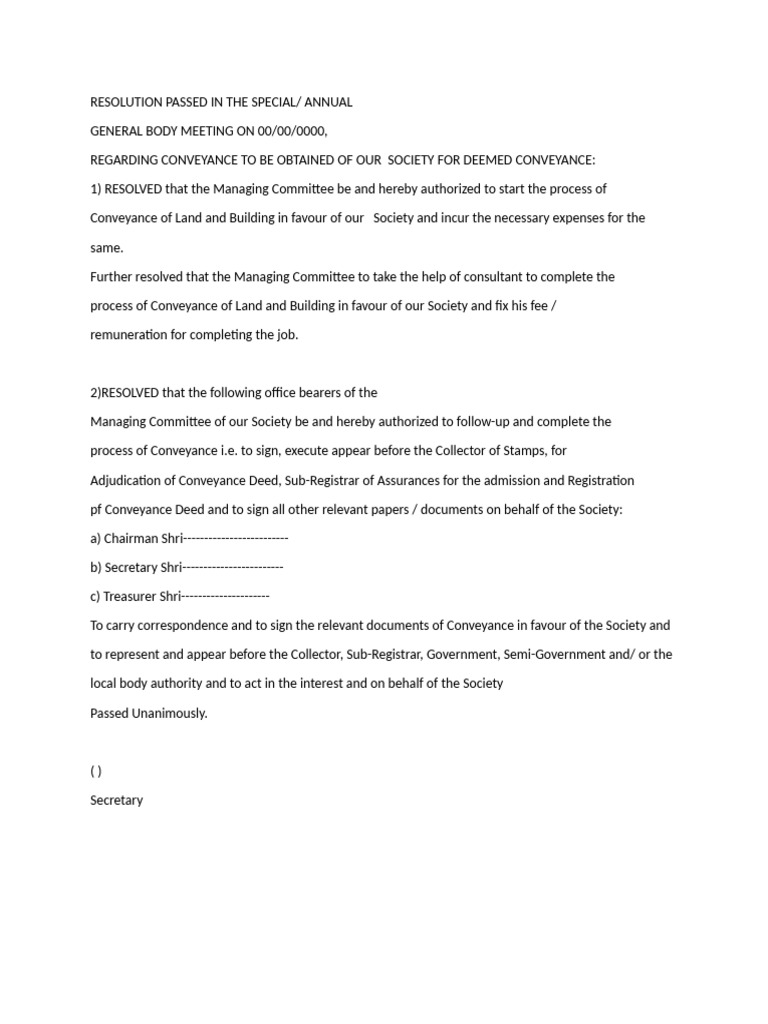 Resolution Passed in The Special GBM Format | PDF
