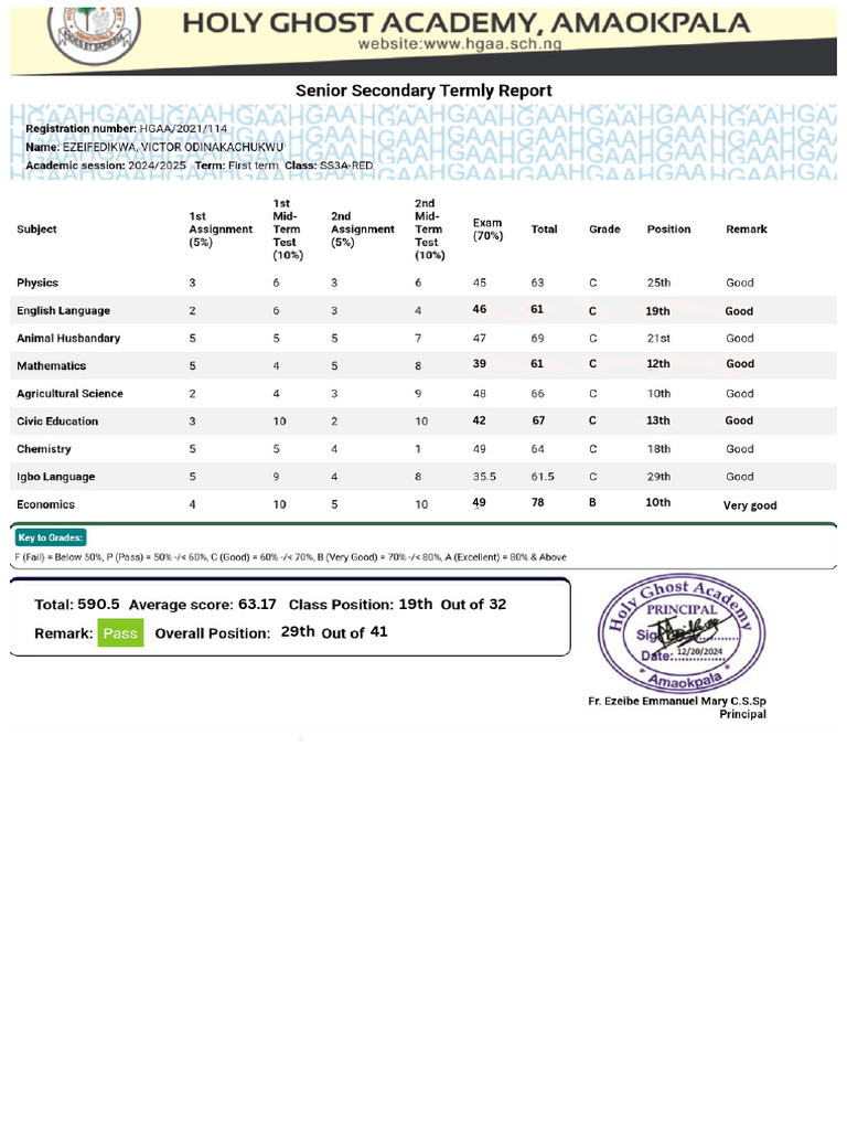 Student Result | PDF
