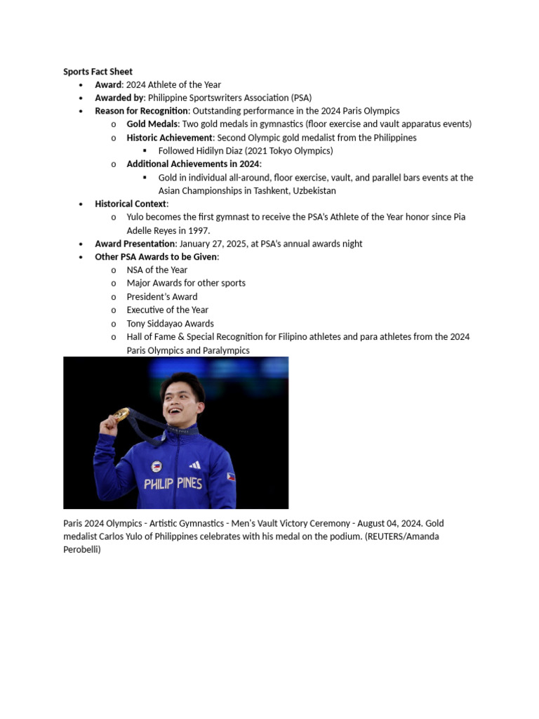 Sports Fact Sheet JAN 10 | PDF | Cue Sports | Ball Games