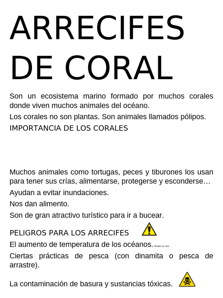Arrecifes de Coral | PDF