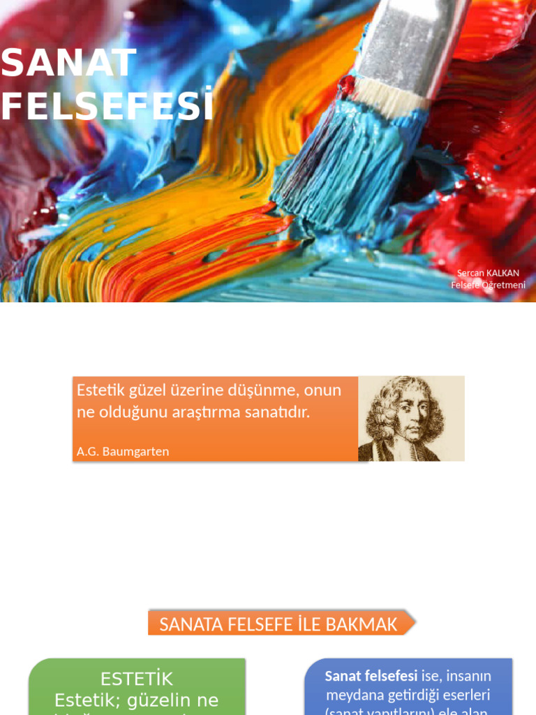 Sanat Felsefesi | PDF