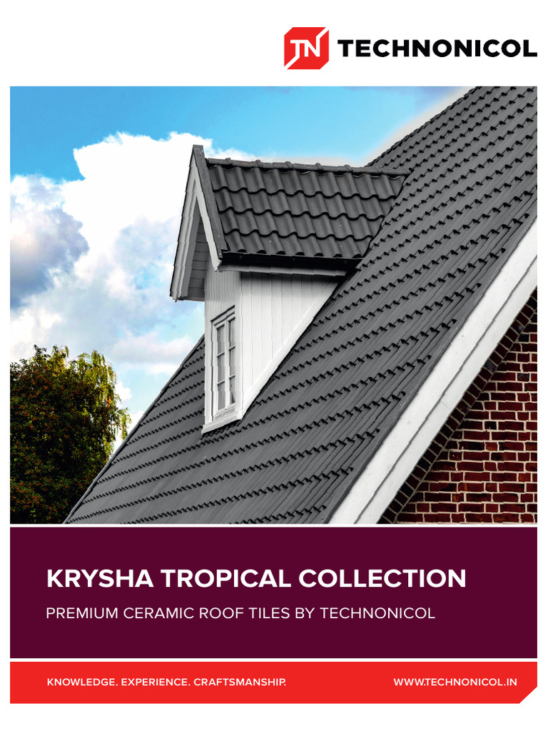 Ceramic Roof Tiles Brochures | PDF | Roof | Tile
