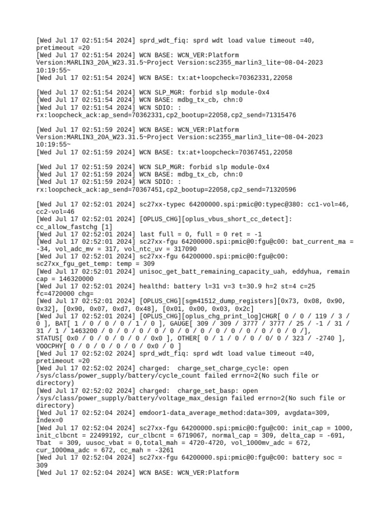 Standby Kernel Log 2024 0717 034537 | PDF