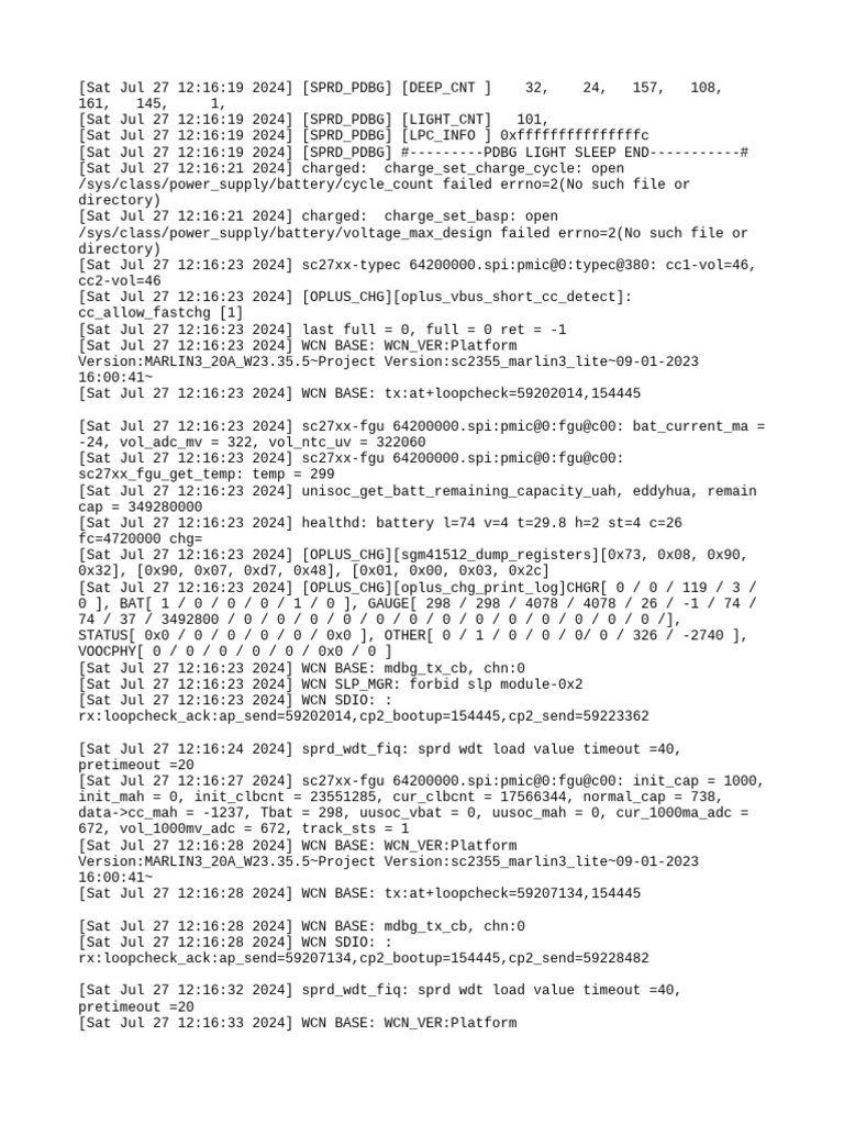 Standby Kernel Log 2024 0727 131008 | PDF