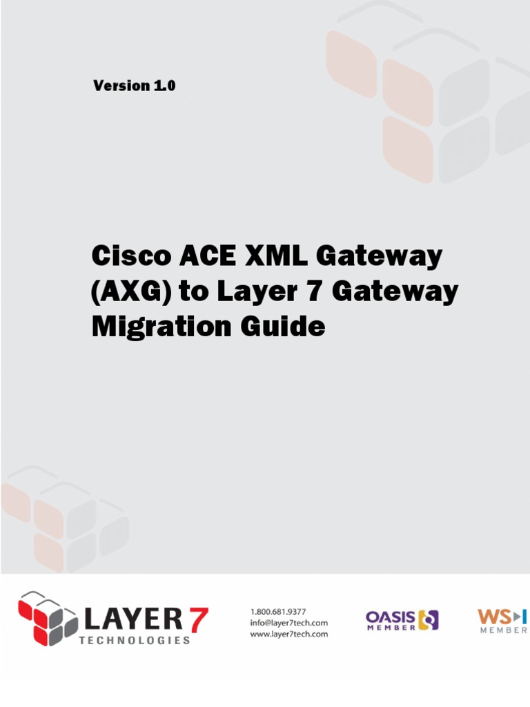 Cisco ACE XML Gateway Migration Guide | PDF | Xml Schema | Uniform Resource Identifier