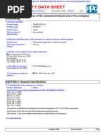 Thinner Safety Data Sheet (MSDS) | PDF | Dangerous Goods | Carbon Dioxide
