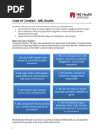Queensland Health Code of Conduct Policy | PDF | Human Resources ...