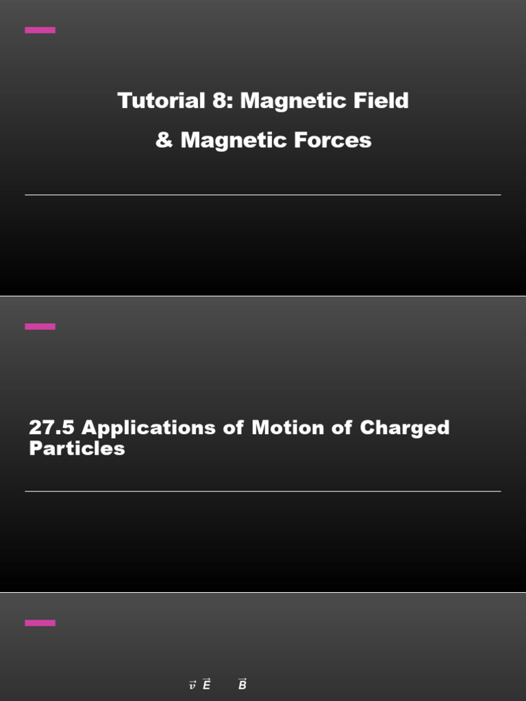 Magnetic Force and Magnetic Field 27.5-6 | PDF | Magnetic Field | Electron