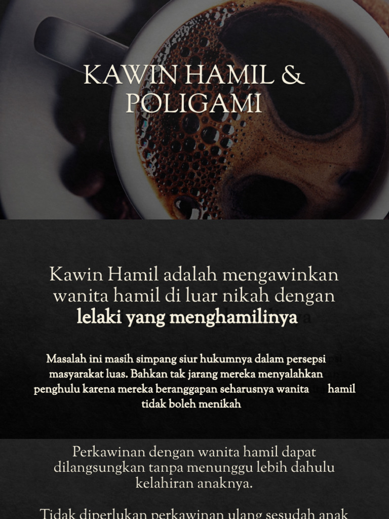 Kawin Hamil Dan Poligami | PDF