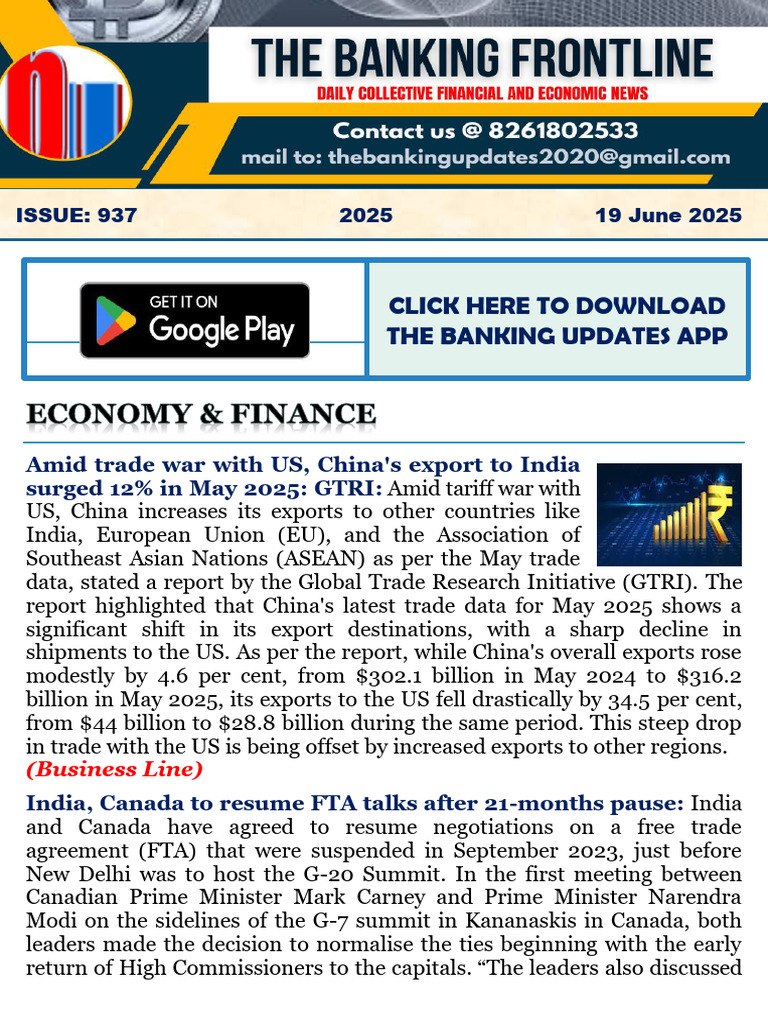 19.06.2025_The Banking Frontline | PDF | Banks | Federal Reserve