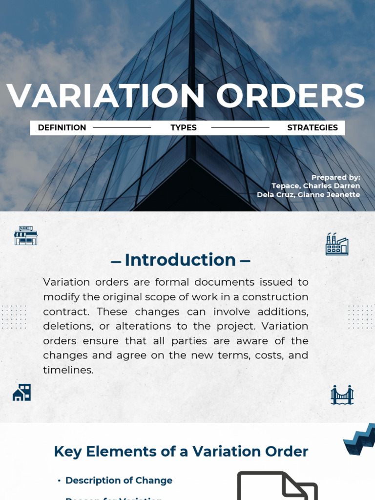 Additive Variation Orders Explained | PDF | Business