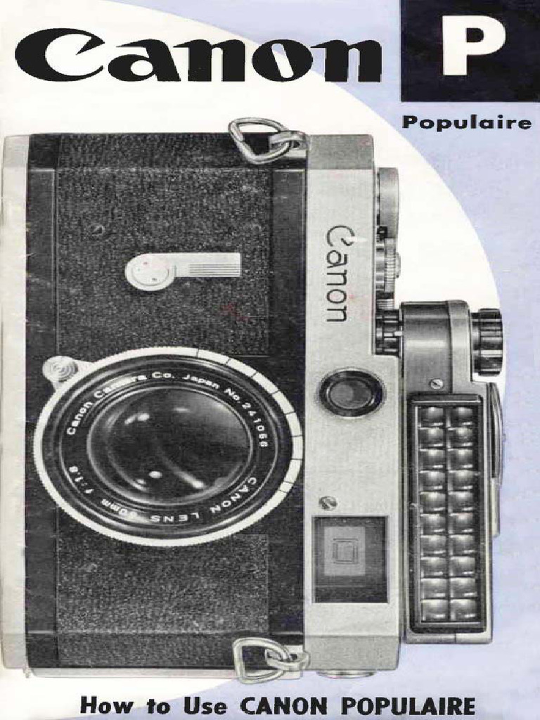 Canon P Manual For Web | PDF