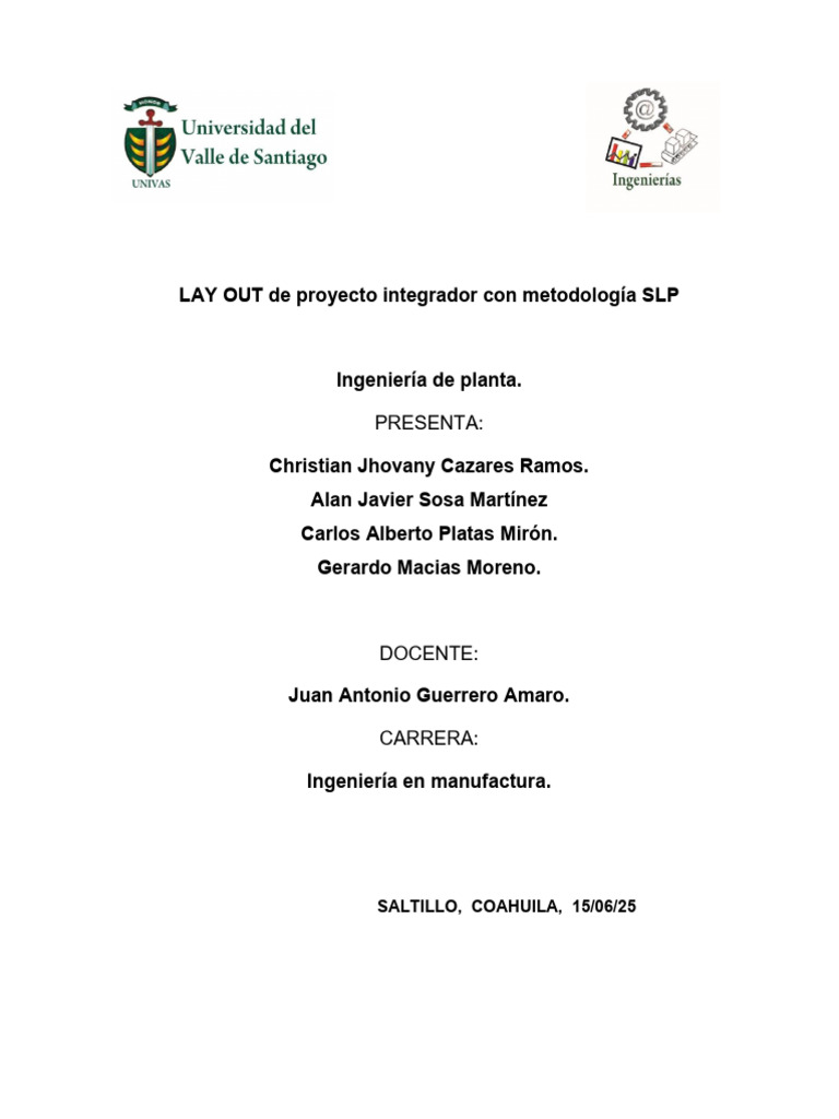 Lay Out Proyecto Terminado | PDF